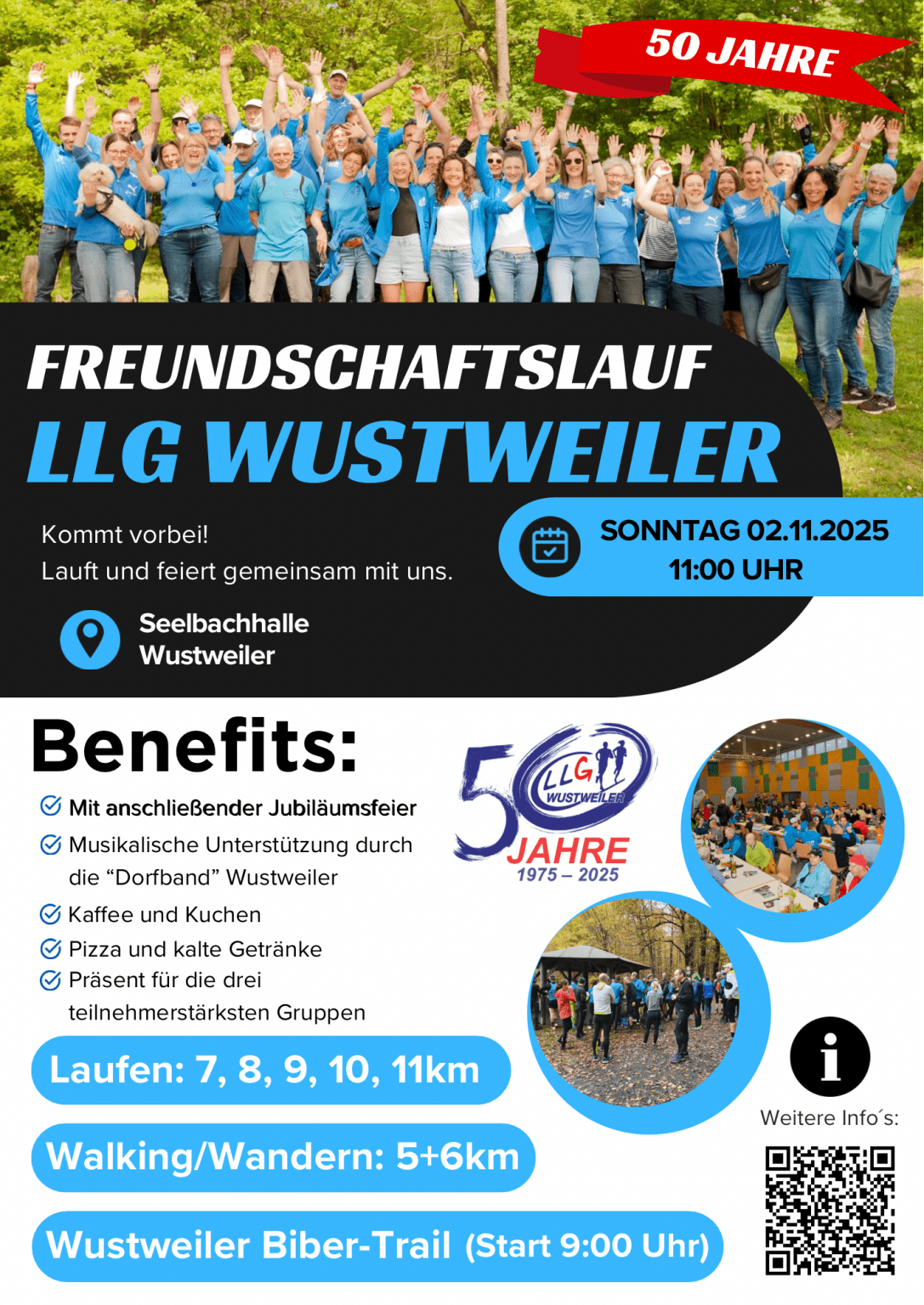 LLG Freundschaftslauf in Wustweiler, 02.11.2025 – LLG Wustweiler e.V.